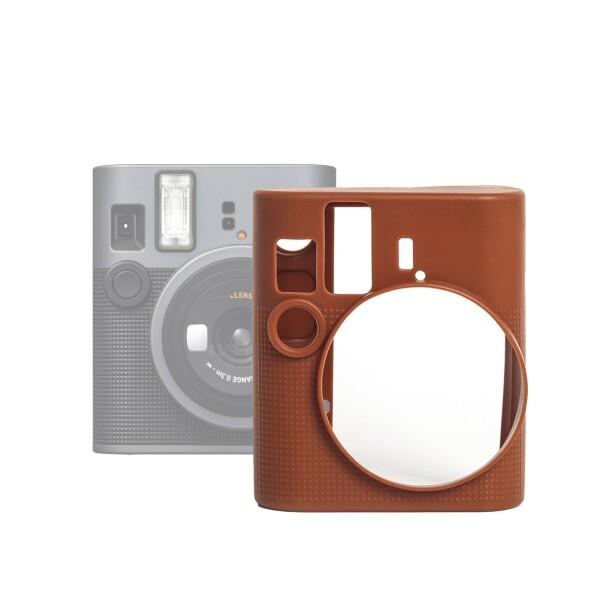 Kimyoaee For FUJIFILM チェキ mini 41 ケース シリコン保護カバー グ 衝撃吸収 傷防止 落下耐性 マット滑り止め 柔軟な保護カバー スリムフィットデザイン 4色展開 - ブラウン商品コード：6608057059...