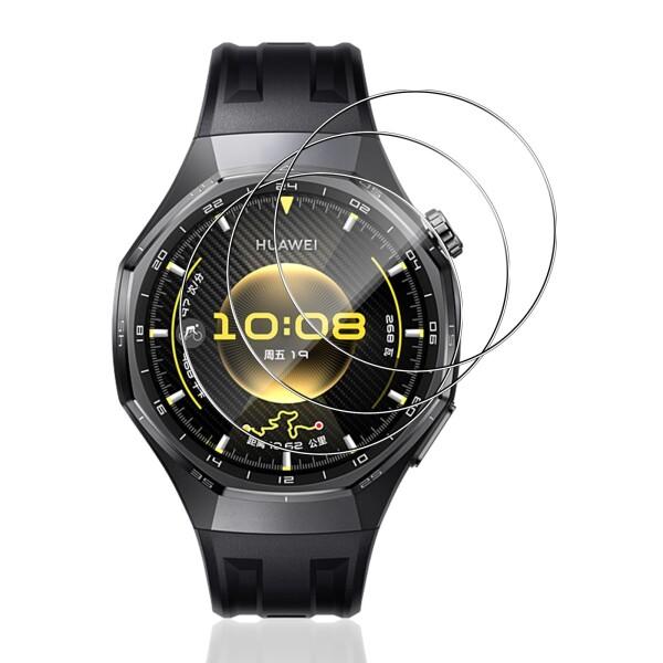 For HUAWEI WATCH GT 6 PRO 46mm フィルム Mosasa ガラスフィルム 衝撃吸収 9H硬度 飛散防止指紋防止 2.5Dラウンドエッジ 自動吸着 気泡ゼロ 高透過率 高感度 保護フィルム商品コード：6608057...