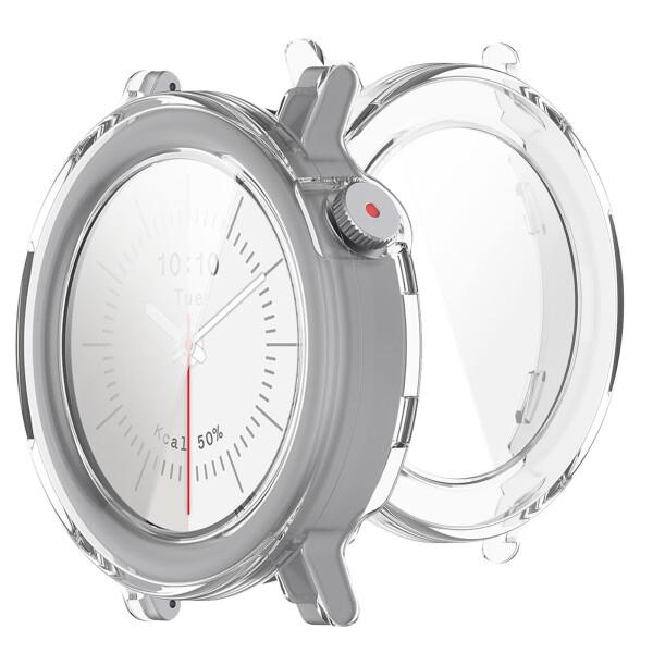 BUITFOU For CMF Watch 3 Pro カバー CMF by Nothing Watch 3 Pro ケース対応 超薄型 PC+ガラス素材 一体型 全面保護 超薄型 装着簡単 耐衝撃 高透過率 指紋防止 傷防止（クリア）商品...