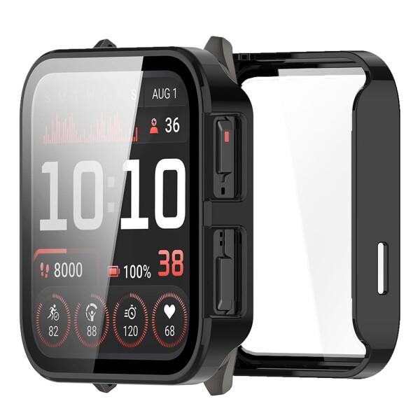 Yaodle For GARMIN Venu X1 カバー PC素材 GARMIN(ガーミン) Venu X1 ケース ガラスフィルム一体型 全面保護 二重構造 防塵 日本旭硝子材 キズ防止 軽量(ブラック)商品コード：6608057337...