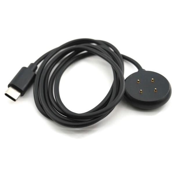 VECASDEN 対応 Google Pixel Watch 2 充電ケーブル 磁気吸着 急速充電 Pixel Watch2 充電ケーブル Pixel Watch 2の充電用 持ち運び便利 1m (USB-C black)商品コード：660...