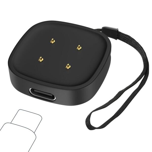 MoKo Fitbit Sense1/2 Versa3/4 用 充電器 変換アダプタ TYPE-C マグネット式 磁力強化版 Pixel Watch 3/2 対応 変換アダプタ usb-c スマートウォッチ 充電スタンド 紛失防止設計 軽量...