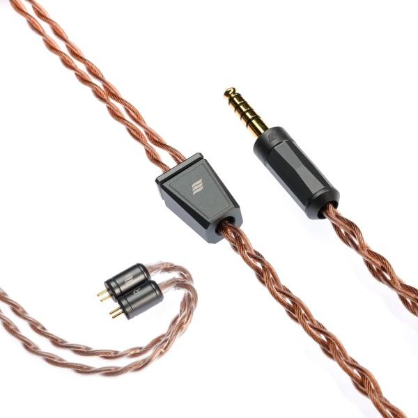 HiFiGo Signature Series Ares S Lite Effect Audioイヤホン リケーブル製コネクタ hifiリケーブル バラン2pinコネクター 単一素材銅リッツ 約120cm 4芯 EA標準金メッキ銅ストレート...