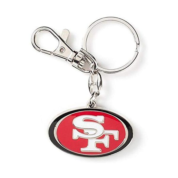 サンフランシスコ・49ers NFL キーホルダー商品コード：66080577704カラー：シルバーメーカー:Aminco International(アメリカ)チームロゴ部分のサイズ:4.3cm×2.5cmNFLオフィシャルグッズ企画:ア...