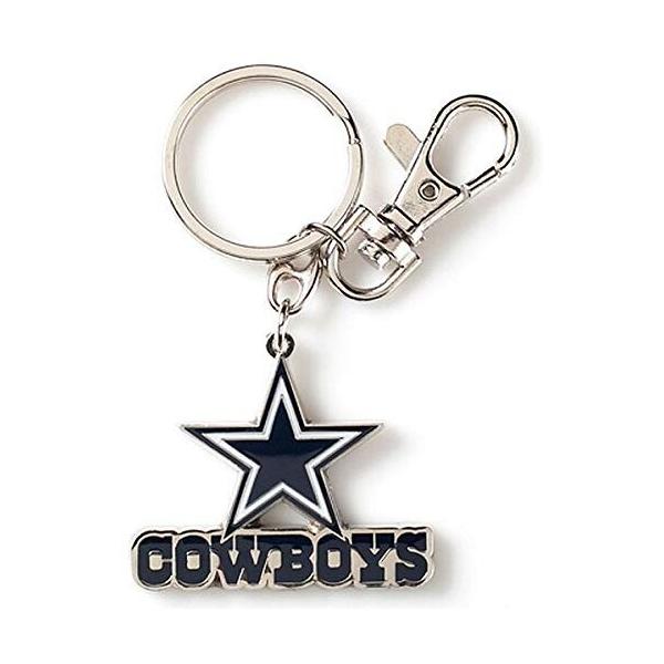 ダラス・カウボーイズ NFL キーホルダー商品コード：66080577705カラー：シルバーメーカー:Aminco International(アメリカ)チームロゴ部分のサイズ:4.5cm×3.5cmNFLオフィシャルグッズ企画:アメリカ、...