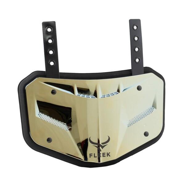 FLEEK フットボール バックプレート V3 クロームゴールド 怪我予防 ショルダーパッド アメリカンフットボール アメフト 金色商品コード：66080577730型番：003カラー：クロームゴールドエアホール付きクッション構造で通気性を...