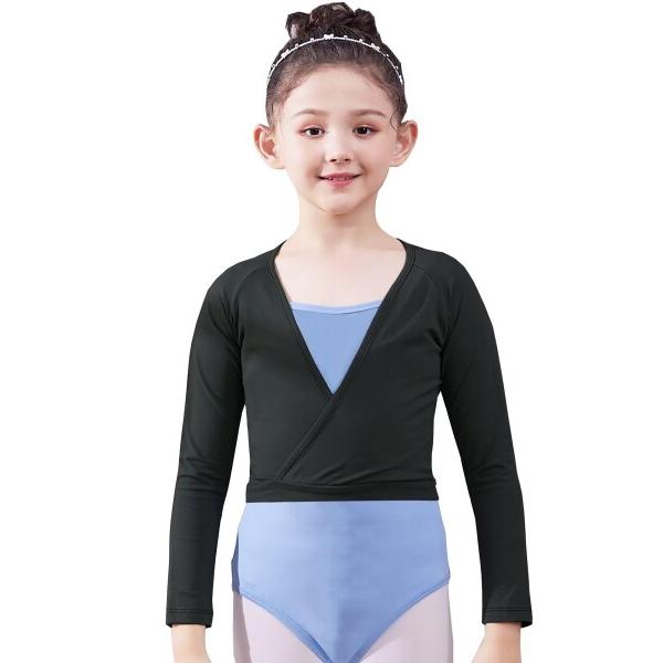 (s.lemon) バレエ カシュクール キッズ，子供 コットン 被りタイプ 新体操 バレエ カーディガン 9147 ブラック140商品コード：66080582816サイズ：XL Regularカラー：ブラック柔らかな薄手通気性のある生地の...