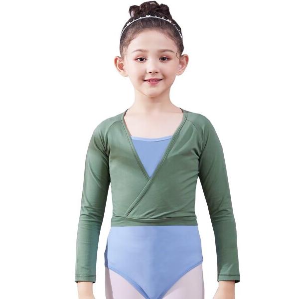 (s.lemon) バレエ カシュクール キッズ，子供 コットン 被りタイプ 新体操 バレエ カーディガン 9147 緑160商品コード：66080582818サイズ：3XL Regularカラー：グリーン柔らかな薄手通気性のある生地の可愛...