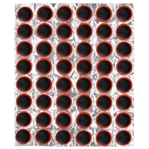 POPETPOP 自転車タイヤパッチ ゴムタイヤ修理パッチ 実用的 軽量 超薄型 丸型 パッチ修理アクセサリー 48枚 直径30mm商品コード：66080588328カラー：As Shown【優れた性能】ラジアルタイヤ修理パッチ高温耐性、高...