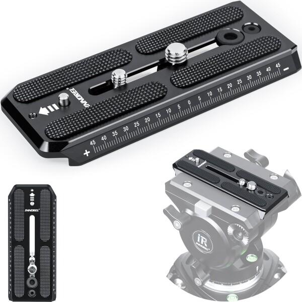 INNOREL カメラ用プレート クイックリリースプレート クイックシュー 120MM マンフロット互換 1/4” 3/8”取付 雲台用 QV120商品コード：66080846163型番：QV120-JPサイズ：120MMカラー：ブラック1...