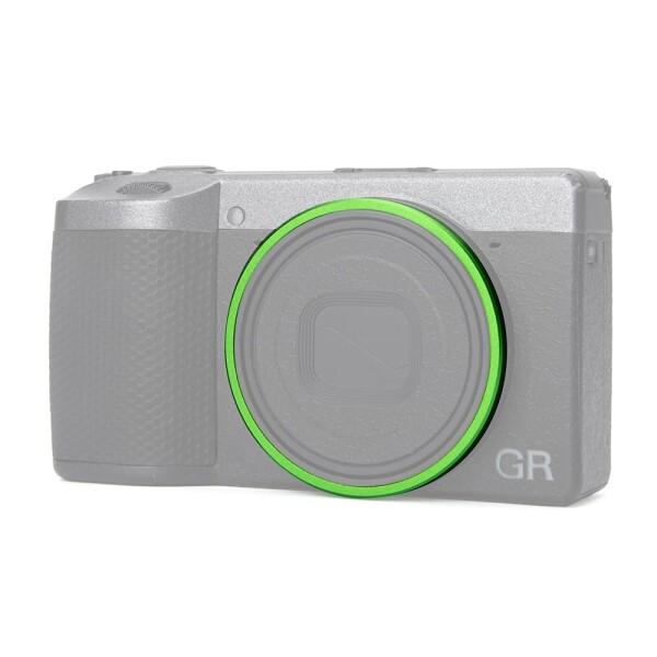 Ricoh GRIV専用金属レンズリング 保護リング カラー装飾リング リコーRicoh GN-3を交換用 装飾用カメラアクセサリー (緑)商品コード：66080847036型番：108-JTHカラー：グリーン対応機種:Ricoh GRIV...