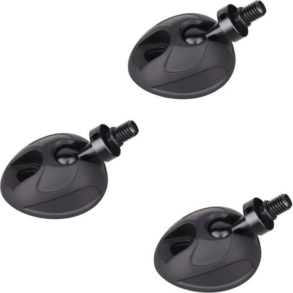 INNOREL ユニバーサル三脚足スパイク 60MM ゴム石突 滑り止め用 三脚一脚用パッド 3/8”ネジ付き 三脚アクセサリー RP60 (三枚入り)商品コード：66080876467型番：RP60カラー：ブラック【アングル調整可能】内蔵...