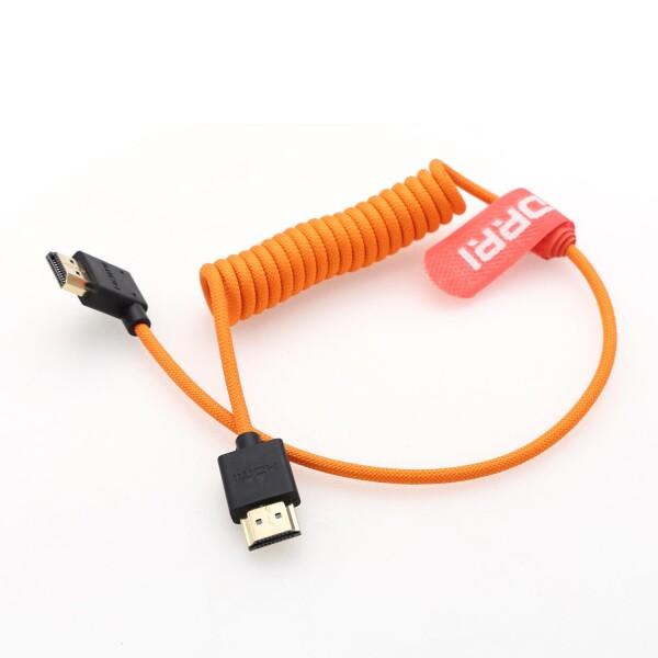 DRRI 8K 60Hz 4K 120Hz HDMIからライトアングルHDMIケーブル Sony FX30 FX6 A7siii BMPC4K 6K Hollyland Mars 400 Atomos Ninjaモニター用商品コード：660...