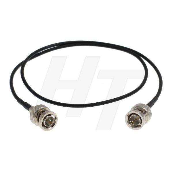 HangTon HD 3G SDI BNCケーブル 75オーム 銀メッキ同軸ケーブル 高柔軟性 薄型ソフトケーブル カメラモニタービデオ用 (1.5M ストレートからストレート)商品コード：66080877735型番：bnc-bncサイズ：...
