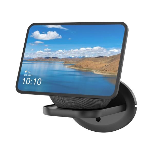 PlusAcc Show 8 (2025発売)用壁掛けホルダー ? Show 11・Sonos One Gen 2 ・Nest Wifiに対応壁取付けホルダー ブラケットスタンド ケーブル収納 省スペース設計 6.8キロ未満のスピーカー用保...