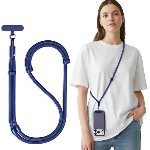 (SURDOCA) 3-in-1スマホストラップ T型固定パッチ＆ループ付き 調整可能なクロスボディ・首掛け・手首用 盗難防止 携帯電話 カメラ イヤホン USBメモリ IDカード対応商品コード：66080888534型番：SUR1-Cro...