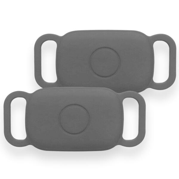 GYOKUYU For Life360 Tile Pro 2024 保護カバー 猫用 犬用 子供用ケース Tile Pro 2024 首輪ベルト用 ソフト 紛失防止 シリコン素材 薄型 軽量 シンプルデザイン（ブラック＋ブラック）商品コード...