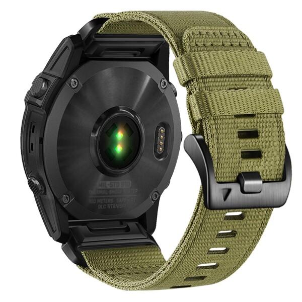 QuickFit 26mm 交換ベルト For Garmin(ガーミン)Fenix 8 51mm /Fenix 7X / Fenix 6X / Fenix 5X / Enduro/Descent/Tactix と互換性 ナイロンバンド ミリ...