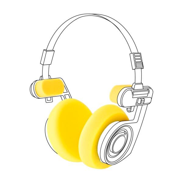 YAXI Earpads + Headband Cushions for KOSS PortaPro (Yellow)商品コード：66080892404型番：Yellowカラー：イエローKOSS PORTA PROヘッドホン専用に作られたイ...