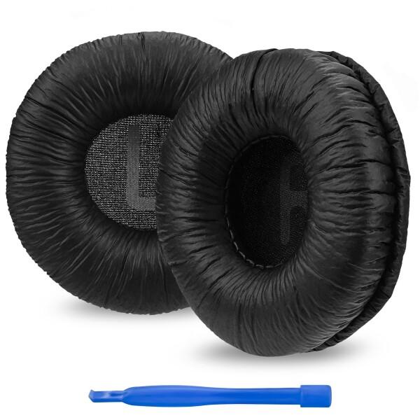 Linkidea イヤーパッド 互換性 パッド ブラック JBL JR300, JR300BT, T450BT, T500BT, Tune500, Tune500BT, Tune510BT, Tune600BTNC ヘッドホンに対応 パッド...