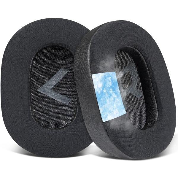 SOULWIT 冷却ジェル パッド イヤーパッド for Plantronics(Poly) Backbeat Go810(Go 810) ヘッドセット 用 ヘッドパッド 高密度フォーム イヤーカップ アイスシルクファブリック 交換 耳当て...