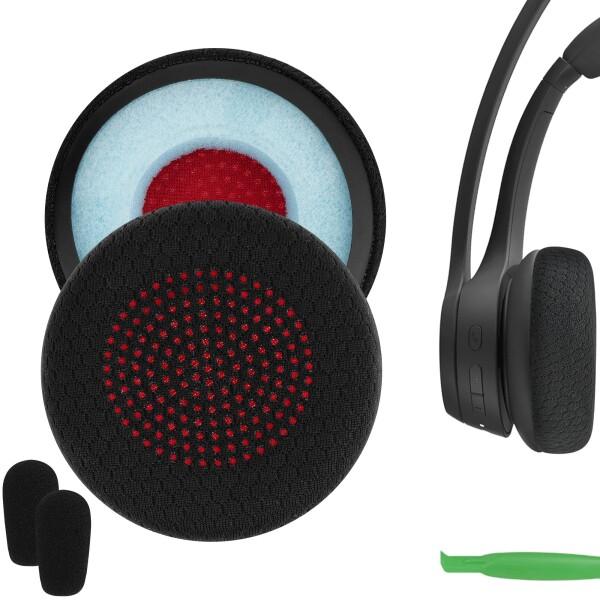 Geekria イヤーパッド Comfort 互換性 パッド ロジクール Logitech Zone 301(981-001468), Zone 300, Zone 305 (981-001457) ヘッドホンに対応 パッド イヤー/イヤー...
