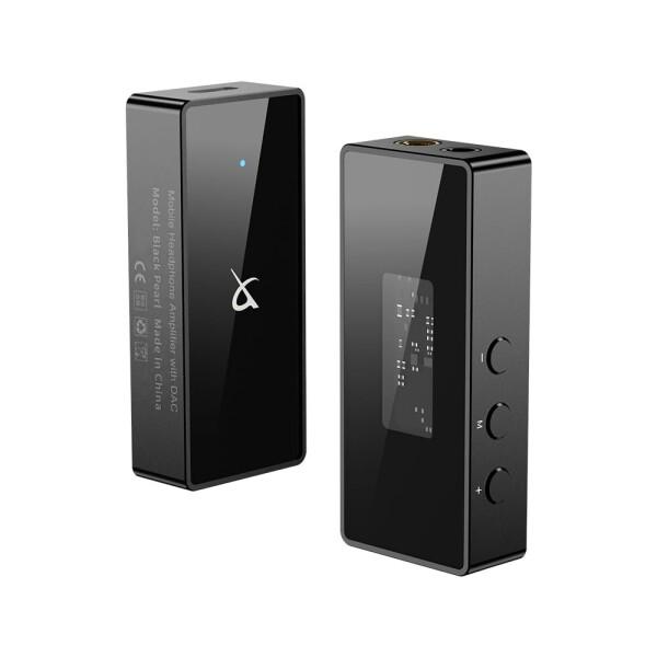 Syeindunce TRN Black Pearl ポータブルヘッドホンアンプ - デュアル CS43131 DAC、4.4mmバランス/3.5mm出力、Hi-Res 384kHz/32bit &amp; DSD256対応 (ブラッ)商品...