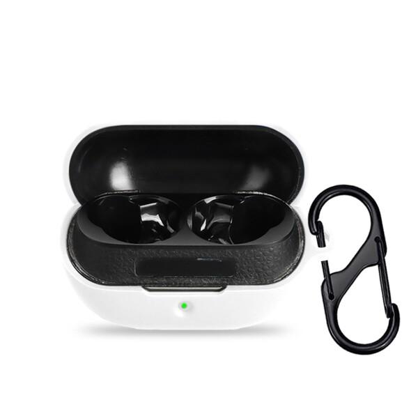 For SOUNDPEATS H3 ケース カバー Mosasa シリコン 保護ケース 充電便利 全面保護 紛失防止 滑り止め 軽量 キズ防止 スリム 薄型 旅行 耐衝撃 防塵-ホワイト商品コード：66080893011型番：C710N-H...