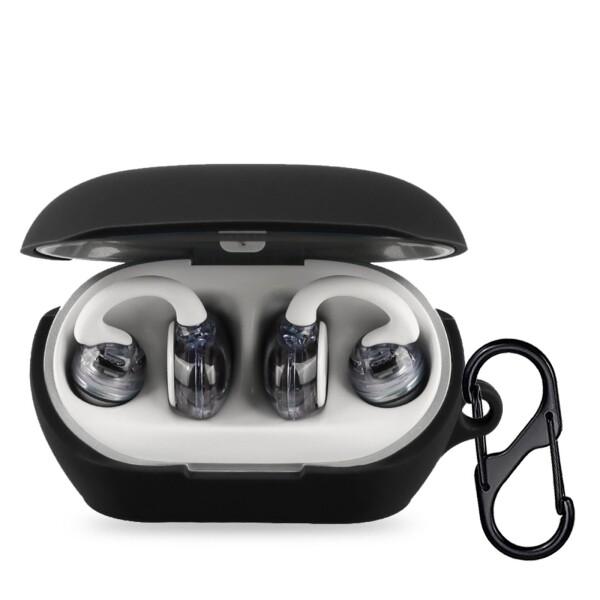 For JBL Soundgear Clips ケース カバー Mosasa シリコン 保護ケース 充電便利 全面保護 紛失防止 滑り止め 軽量 キズ防止 スリム 薄型 旅行 耐衝撃 防塵-ブラック商品コード：66080893042型番：J...