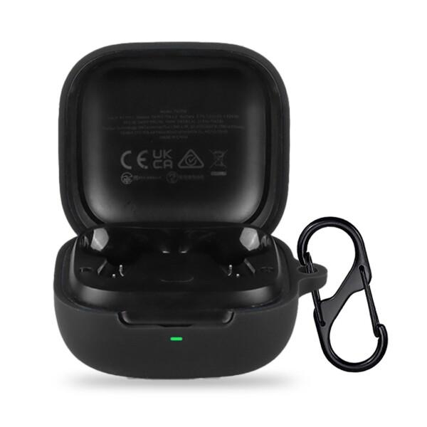 For EarFun Air Pro 4i ケース カバー Mosasa シリコン 保護ケース 充電便利 全面保護 紛失防止 滑り止め 軽量 キズ防止 スリム 薄型 旅行 耐衝撃 防塵-ブラック商品コード：66080893089型番：AKP...