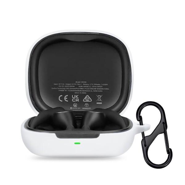 For EarFun OpenJump ケース カバー Mosasa シリコン 保護ケース 充電便利 全面保護 紛失防止 滑り止め 軽量 キズ防止 スリム 薄型 旅行 耐衝撃 防塵-ホワイト商品コード：66080893091型番：C710N...