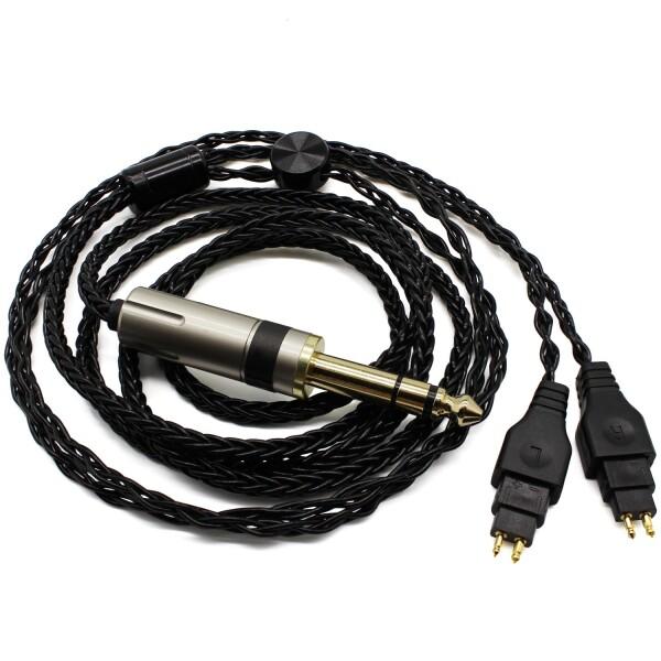 Youkamoo交換用オーディオアップグレードケーブル 互換性 Compatible for Sennheiser HD650 HD600 HD580 HD660S HD660S2 HD58X Massdrop HD6XX 銀メッキ銅ケーブ...