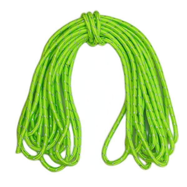 TSUCIA テント用 ガイドロープ 反射材入り パラコード ナイロンコード タープ用 キャンプ アウトドア アクセサリー用 (6mm×10m・蛍光緑)商品コード：66081046743型番：M-TS0292サイズ：6mm×10m・蛍光緑カ...