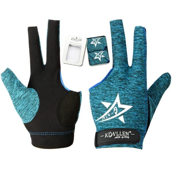 KONLLEN ビリヤードグローブ 左手/右手用 L/XL プールグローブ プロ仕様 滑り止め 調節可能 通気性 スヌーカーグローブ 人気サイズ 男女兼用 2ピース商品コード：66081050699サイズ：Lカラー：01-Green-Lef...