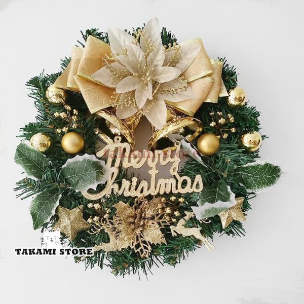 爆買 華やかなリースは眺めるだけでクリスマス気分を演出してくれます。クリスマスリースには、魔よけと、豊作をお願うという意味があると言われています。ご自宅の玄関用、ドア、窓リースに、季節のデコレーションに、パーティの飾りに、素敵な屋外や室内装...