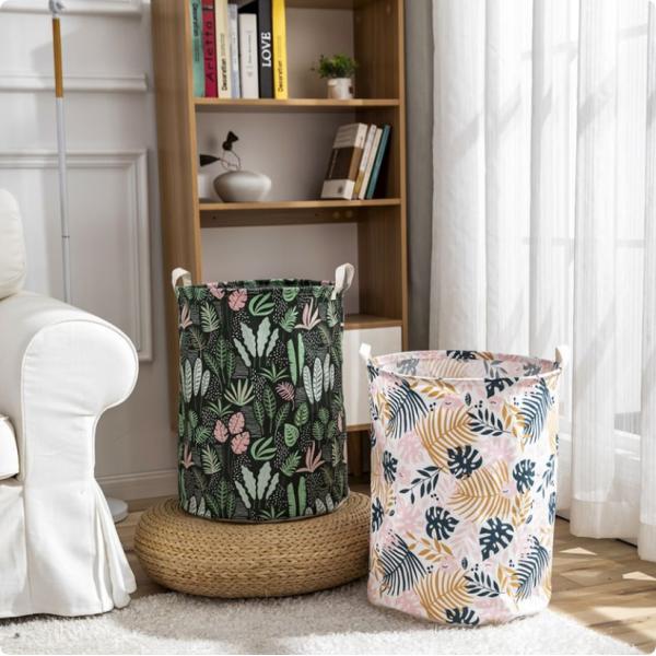 爆買 材質/表生地：綿麻、ポリエステル内側：PE撥水加工色：A  B  C  サイズ 【F】約40cm×50cm梱包状態 折りたたんで透明袋にお入れしてのお届けです※ラッピング不可商品説明 洗濯カゴに、おもちゃ箱に、アウトドアに。ぽんぽん入...