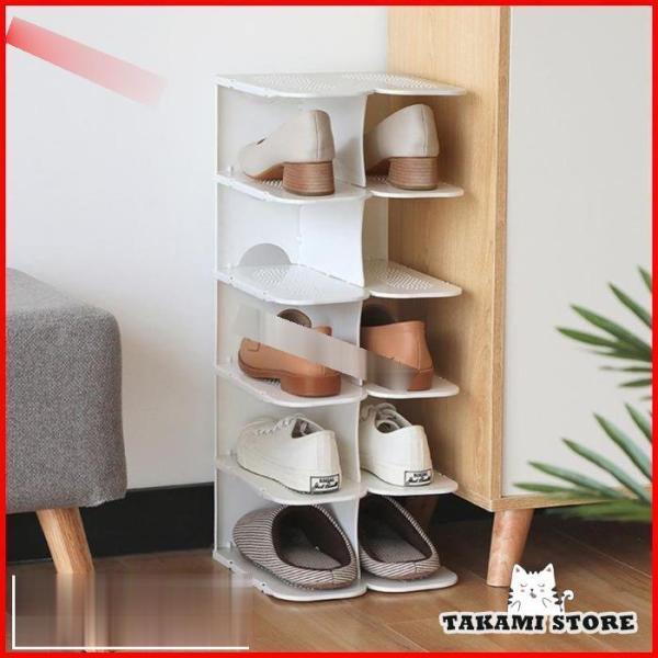 爆買 サイズ：26*24.5*62cm　単層の高さ：11.5cm　*オープンタイプで、通気性が良いです。スリムなタイプで、置く場所を選ばなくて、オシャレ感満載です。シューズ収納だけでなく、本、ぬいぐるみ、小物などの整理整頓にぴったりです。自...
