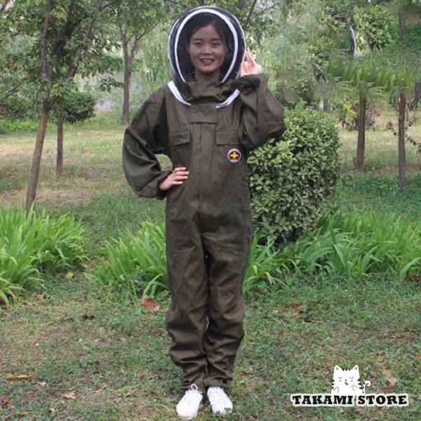 爆買 ■品名:蜂防護服（連体服）■素材:ポリエステル ■カラー：全1色■サイズ：M-XXXLtakamiの検索ワード：養蜂 防護服 作業服 作業着 上下 防護服 作業服 養蜂 虫よけ 防虫　鉄壁ガード 害虫駆除 蜂 駆除 ぶよ 蚊 対策 虫...