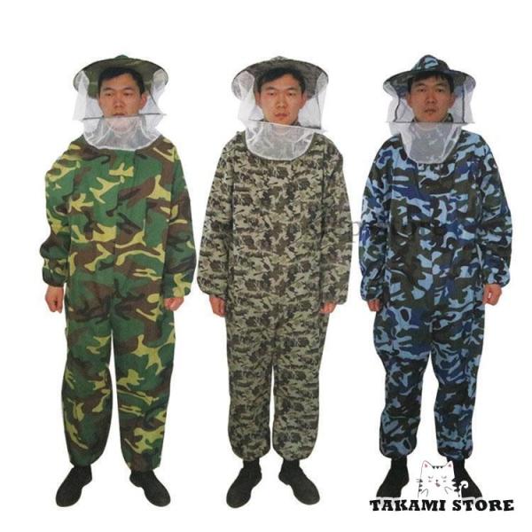 爆買 ■ 品名：蜂防護服■ 素材：ポリエステル■ スタイル：通勤■ カラー：全3色■ サイズ：L-2XLtakamiの検索ワード：養蜂 防護服 作業服 作業着 上下 防護服 作業服 養蜂 虫よけ 防虫　鉄壁ガード 害虫駆除 蜂 駆除 ぶよ ...