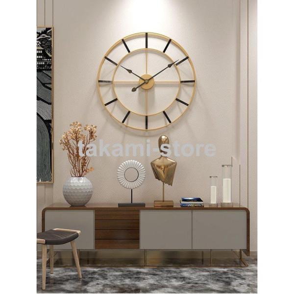 爆買 壁掛け時計　 おしゃれ ウォールクロック クロック　金属 インテリア 時計 壁掛け モダン 北欧 新築祝い ギフト 電池 静音 50cm 60cm 時計 雑貨 インテリアクロック とってもオシャレな壁掛け時計 大きい ウォールクロック...