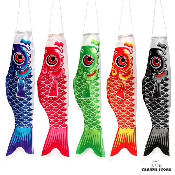 爆買 【鮮やかな色】◆日本画をもとにした写実的なデザインの鯉のぼりです。ポリエステル生地をしたことで、美しい光沢と深みのある色合に仕上がりました。色落ちやかすれの心配が無く発色も良いので、いつまでも綺麗な状態で飾って頂けます。飽きのこないス...