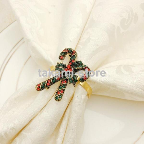 爆買 ~材料 ステンレス鋼アプリケーション: 結婚式、パーティー、お祝い、卒業式、宴会、ジュエリーなど。内輪直径: 約3.5cm 特徴：ナプキンリング ナプキンホルダー テーブル パーティー クリスマス リング テーブルコーディネート キャ...