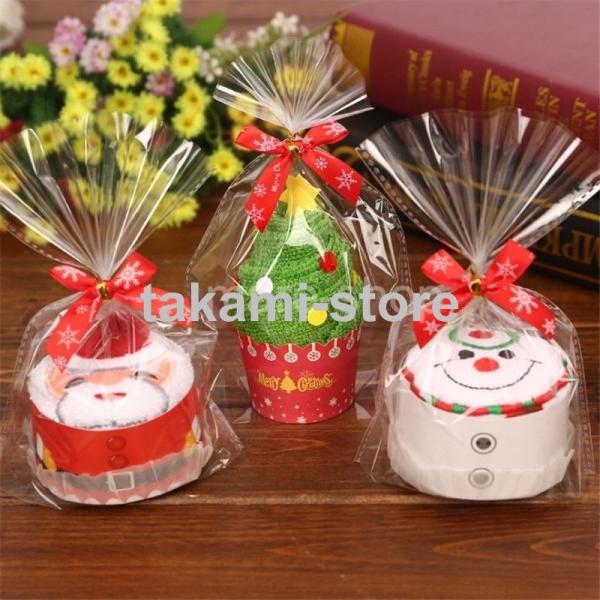 爆買 ~材料布色:赤、緑サイズ:図のように30cm重量:60グラム数量:1個特徴：生活雑貨 クリスマス ハンドタオル クリスマスグッズ パーティー クリスマス装飾 ギフト プレゼント クリスマスケーキタオル クリスマスツリー サンタクロース...