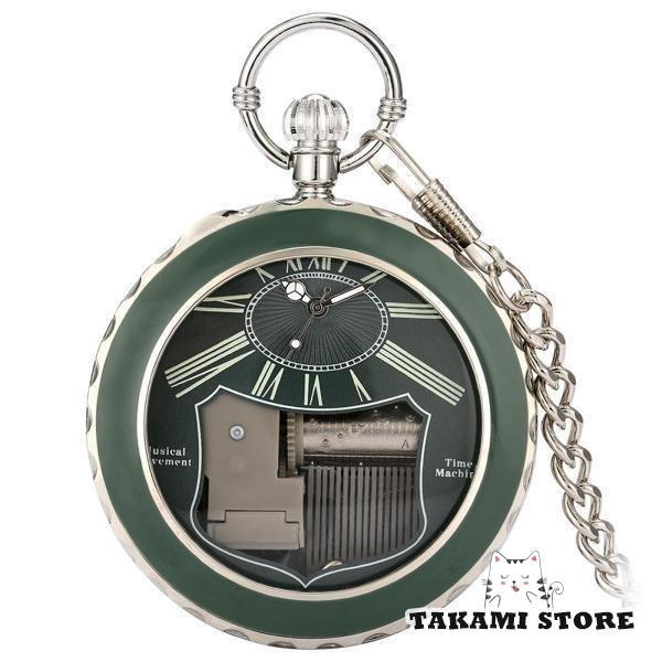 爆買 説明ミュージカル懐中時計:クラシックでユニークなデザイン.懐中時計であるだけでなく.オルゴールでもあります.音楽は「白鳥の湖」のメロディーです.洗練された懐中時計.絶妙なパターンで前面と背面に刻印された.ヴィンテージの外観デザイン.フ...