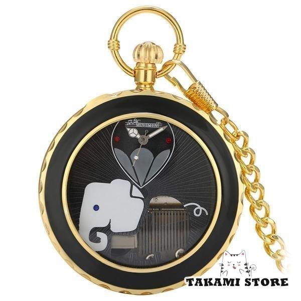 爆買 説明ミュージカル懐中時計:クラシックでユニークなデザイン.懐中時計であるだけでなく.オルゴールでもあります.音楽は「白鳥の湖」のメロディーです.洗練された懐中時計.絶妙なパターンで前面と背面に刻印された.ヴィンテージの外観デザイン.フ...