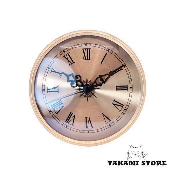 爆買 説明寸法:時計インサートの全体の直径は4.25インチ(108 mm)で.色付きのベゼルを含む大直径の外側の前面を指します.特徴:クォーツ時計インサートは.金色のトリム.透明なプラスチックレンズ.読みやすいように白い文字盤に黒いローマ数...