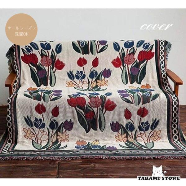 爆買 綿と麻の素材感、お肌にも優しく赤ちゃんがいるご家庭にも安心です。肌触り感が良く、ソファーカバー、毛布、ベッドカバーなど、幅広くご利用いただけます。北欧テイストでお洒落、贈り物にも適です。（プレゼント梱包はできかねますのでご了承ください...