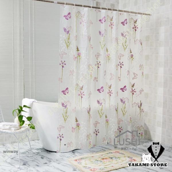 爆買 【間切り＆目隠しの利用】厚手材質でバスルーム以外でもキッチンやリビング、トイレ、子供部屋など目隠しや間仕切りとしても使えます、視覚的には微かの映像で個人プライバシーも守られます。【おすすめ理由】防水防カビのシャワカーテンですので、衛生...