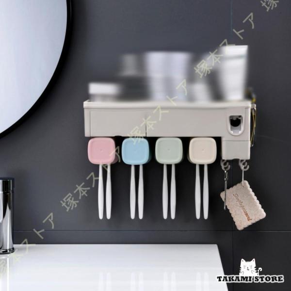 爆買 商品の説明歯ブラシスタンド ホルダー 洗面台収納◆材質：PP、プラスチック素材◆カラー：写真通り◆サイズ：2本のコップスタンド=23*11*16cm(歯磨きコップ×2)、3本のコップスタンド=30.5*11*16cm(歯磨きコップ×3...