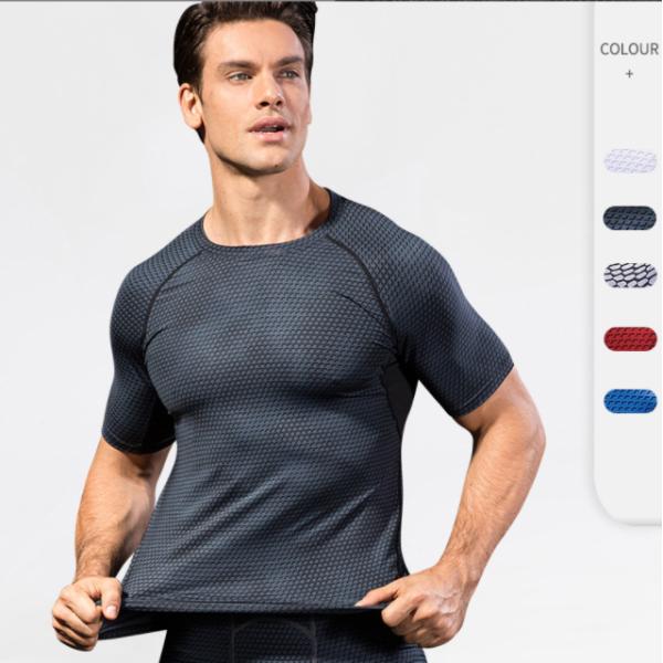 爆買 コンプレッションウェア 半袖 Tシャツ メンズ アンダーウェア シャツ クルーネック TEE サーフ インナー程よい着圧感が特徴のストレッチ性に優れたインナーシャツ。吸汗速乾機能付きで汗をかいてもさらさらの着心地です。素材：87％ポリ...